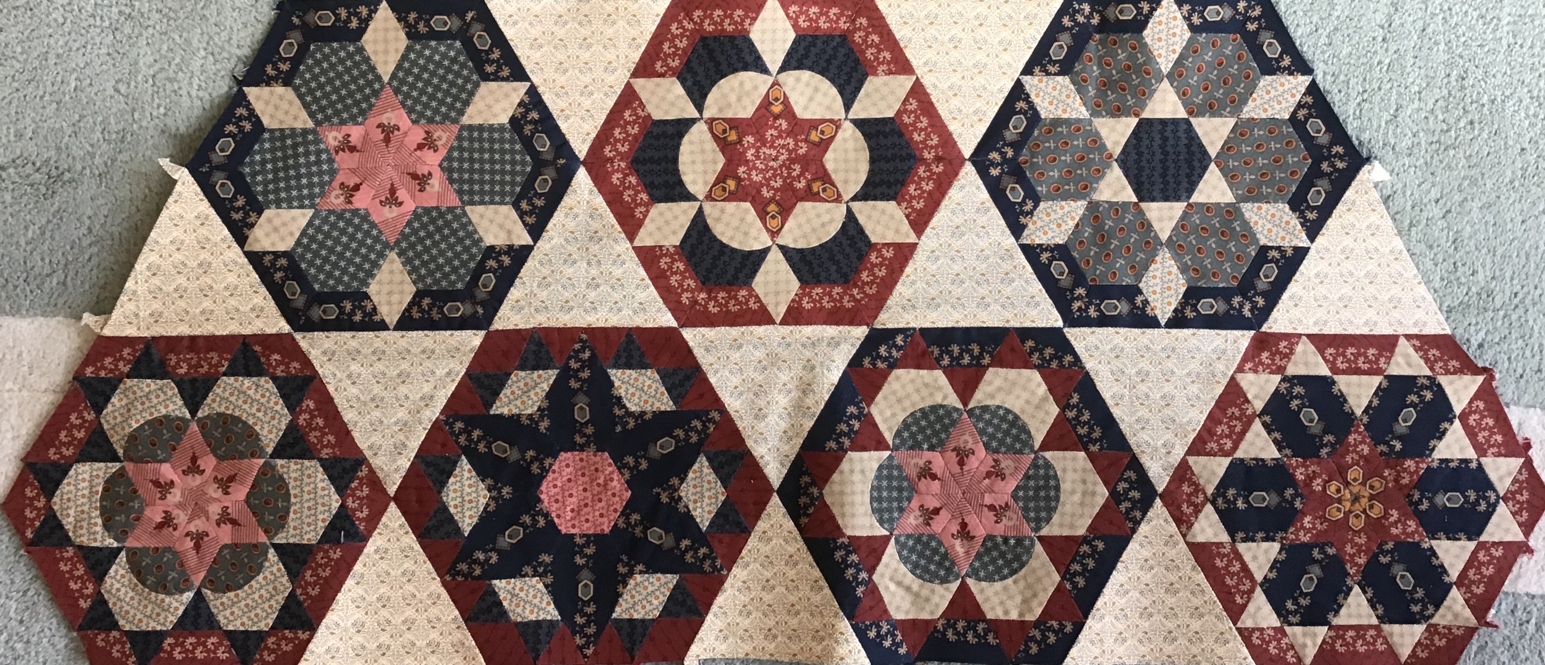 English paper piecing – using eppiflex templates – Lyn Keogh Quilts
